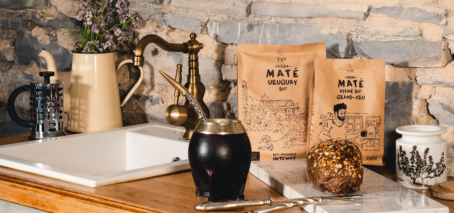 Yerba Maté Bio Non Fumé & Calebasses Artisanales | YVY – YVY Maté