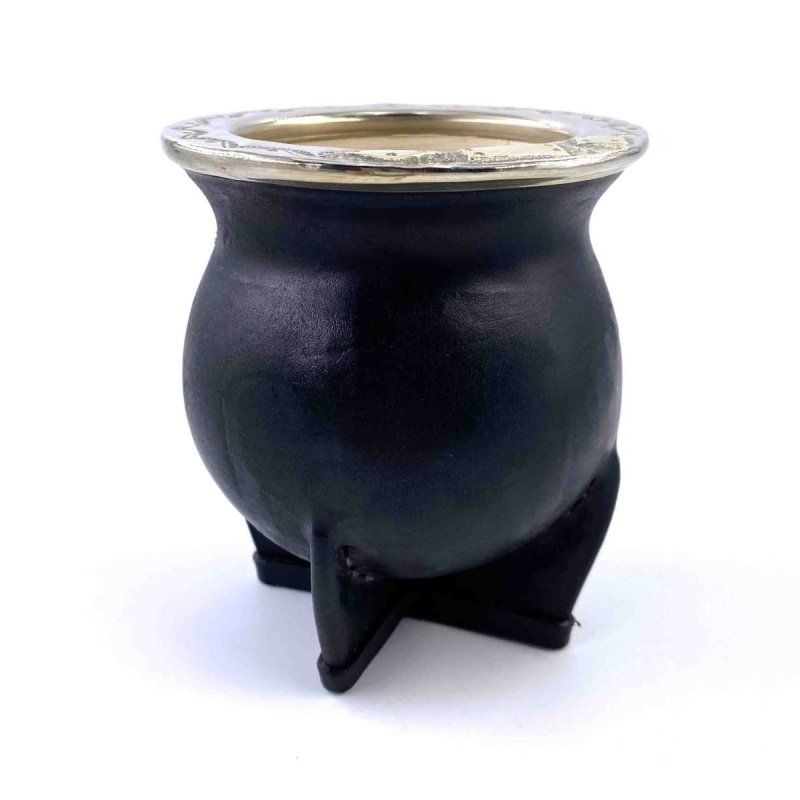 Calebasse à maté Camionero gravée - Alpaca et Bronze